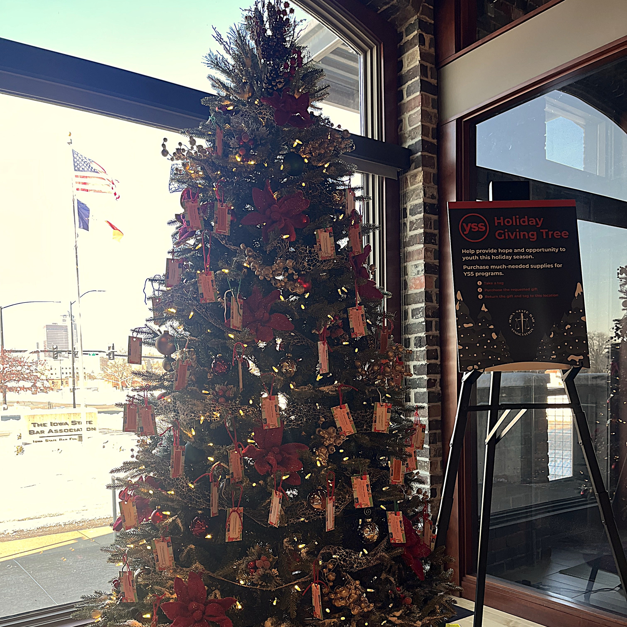 Spread holiday cheer with the ISBA Giving Tree - Iowa Lawyer Weekly